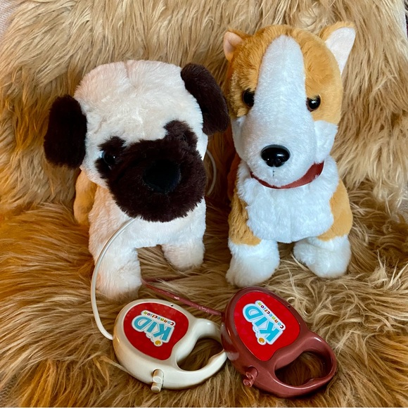 Kid Connection | Toys | Kid Connection Walking Pet Pug Corgi Set ...